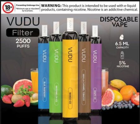 VUDU Filter Disposable 2500 Puffs – Cloud Vape